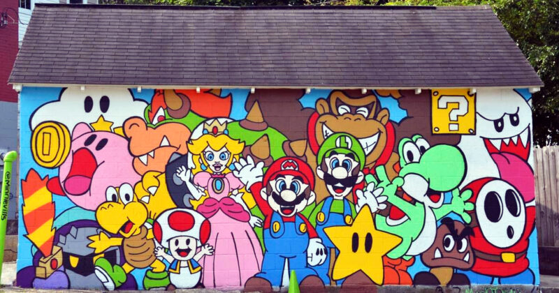 Nintendo mural brightens up Hagerstown street | News, Sports, Jobs ...